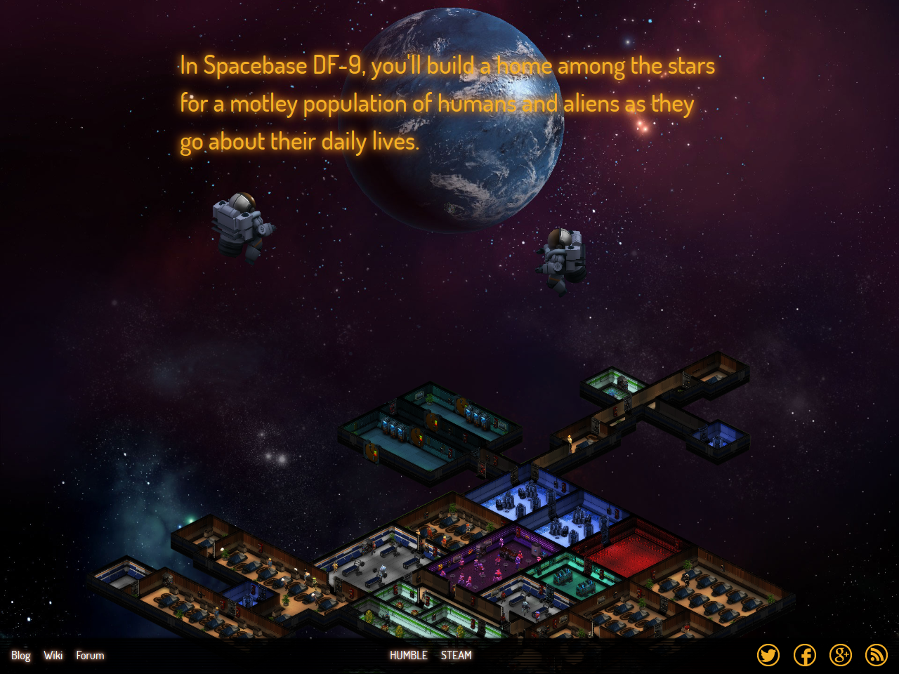Double Fine: Spacebase DF-9 Website • cr0ybot's creations