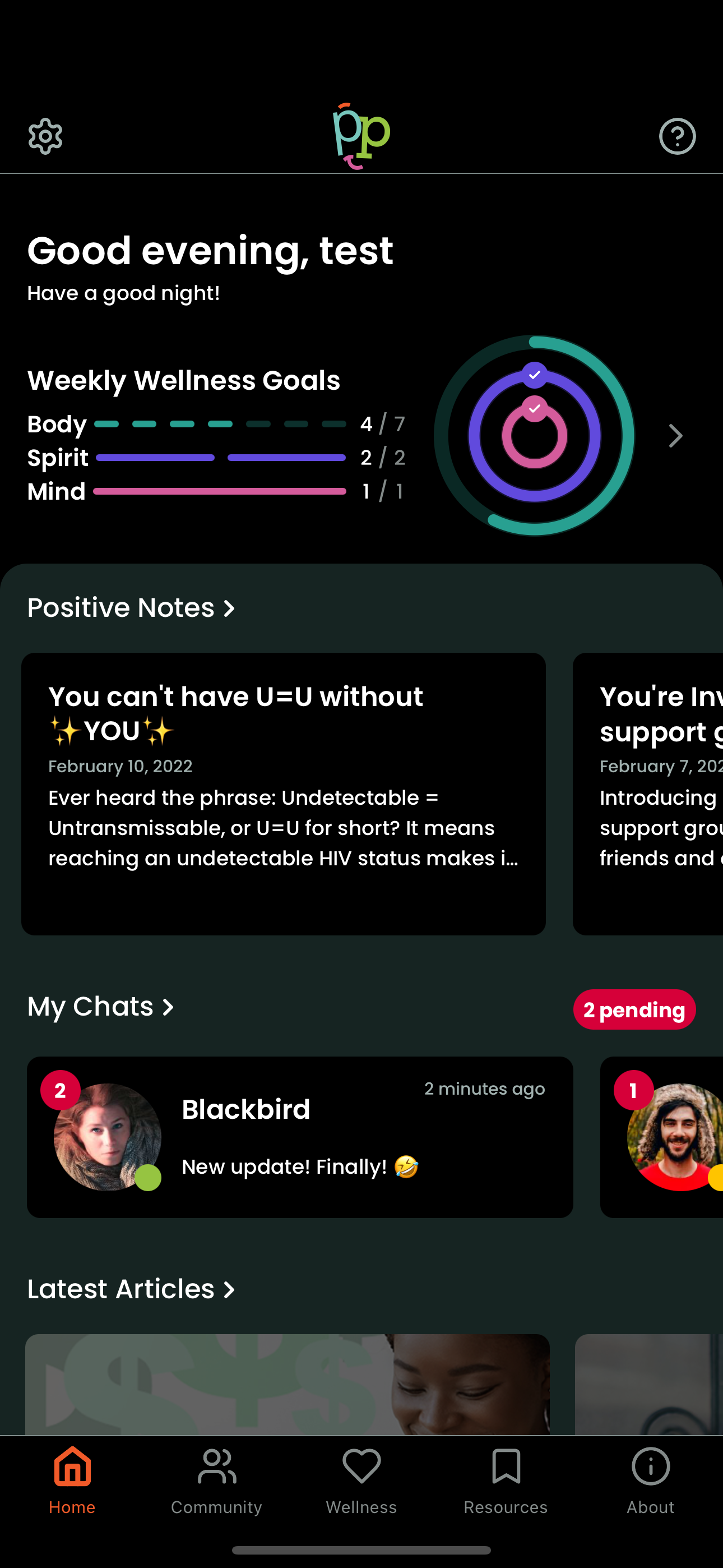 Positive Peers App • cr0ybot's creations